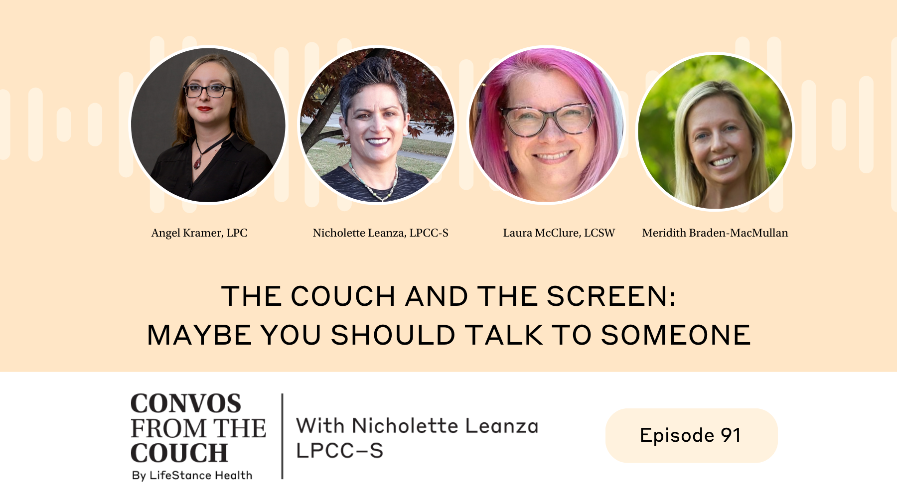 The Couch and the Screen: ”Maybe You Should Talk to Someone” - Podcast ...