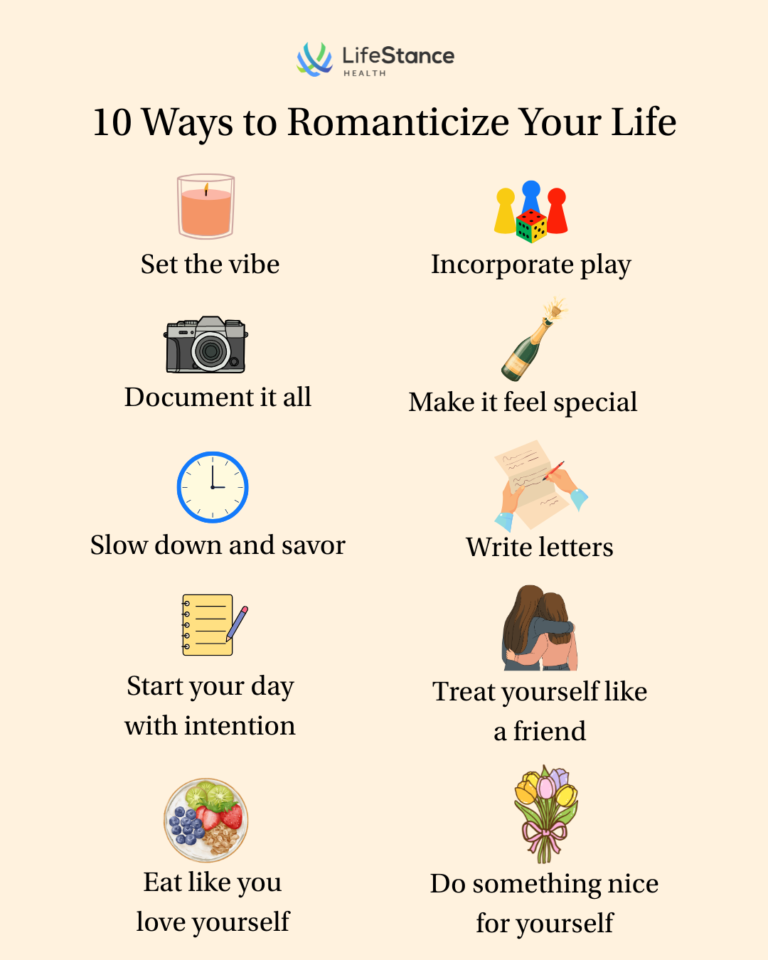 How to Romanticize Your Life and Boost Mental Health - LifeStance Health